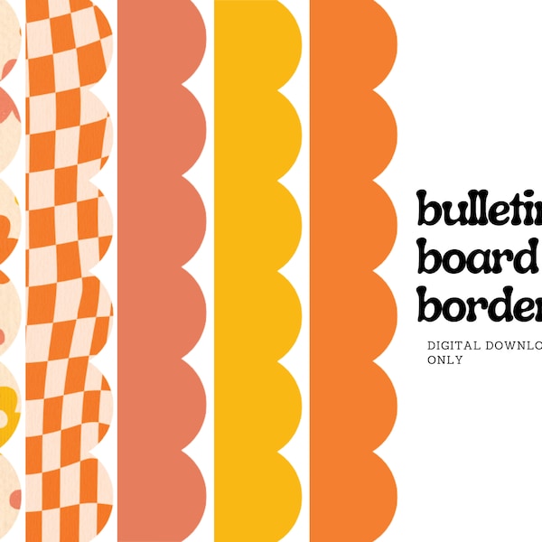 Back to School Groovy Bulletin Board - Etsy