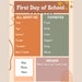 First Day of School Activity Digital Download | Boho Themed First Day ...