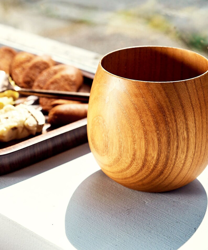 Wooden Tea Cup - Etsy
