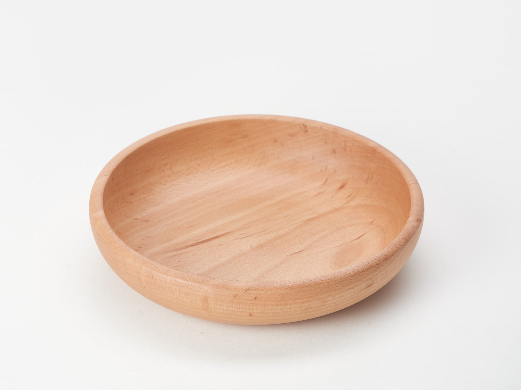 Beech Wood Deep Plate small - Etsy