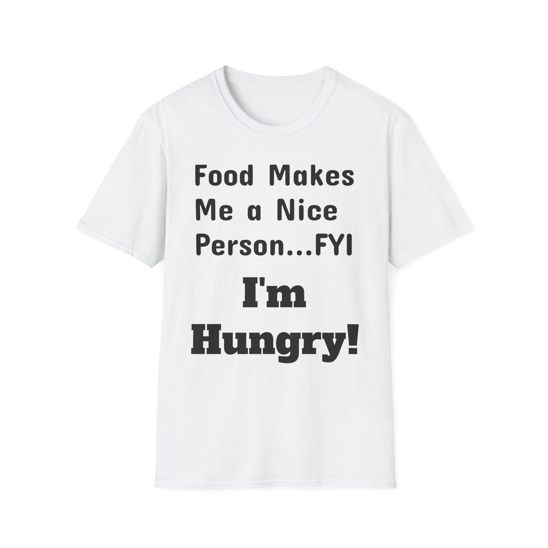 T-shirt Hungry Hangry Humor Person Top Funny Gift Unisex Garment-dyed ...