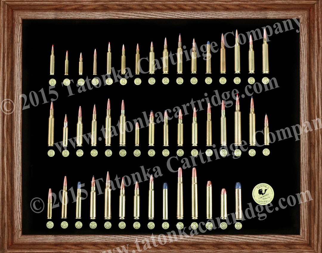 Vintage Reproduction METAL TIN Print of Popular Rifle Cartridge ...