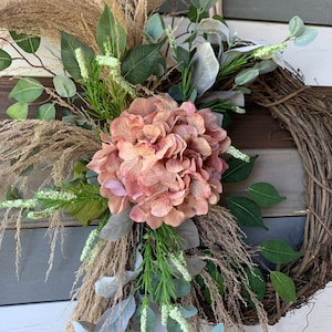 Boho wreath boho rustic wreath boho fall wreath boho decor | Etsy