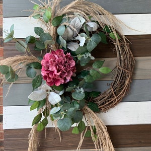 Boho Wreath, Boho Rustic Wreath, Boho Fall Wreath, Boho Decor, Fall ...