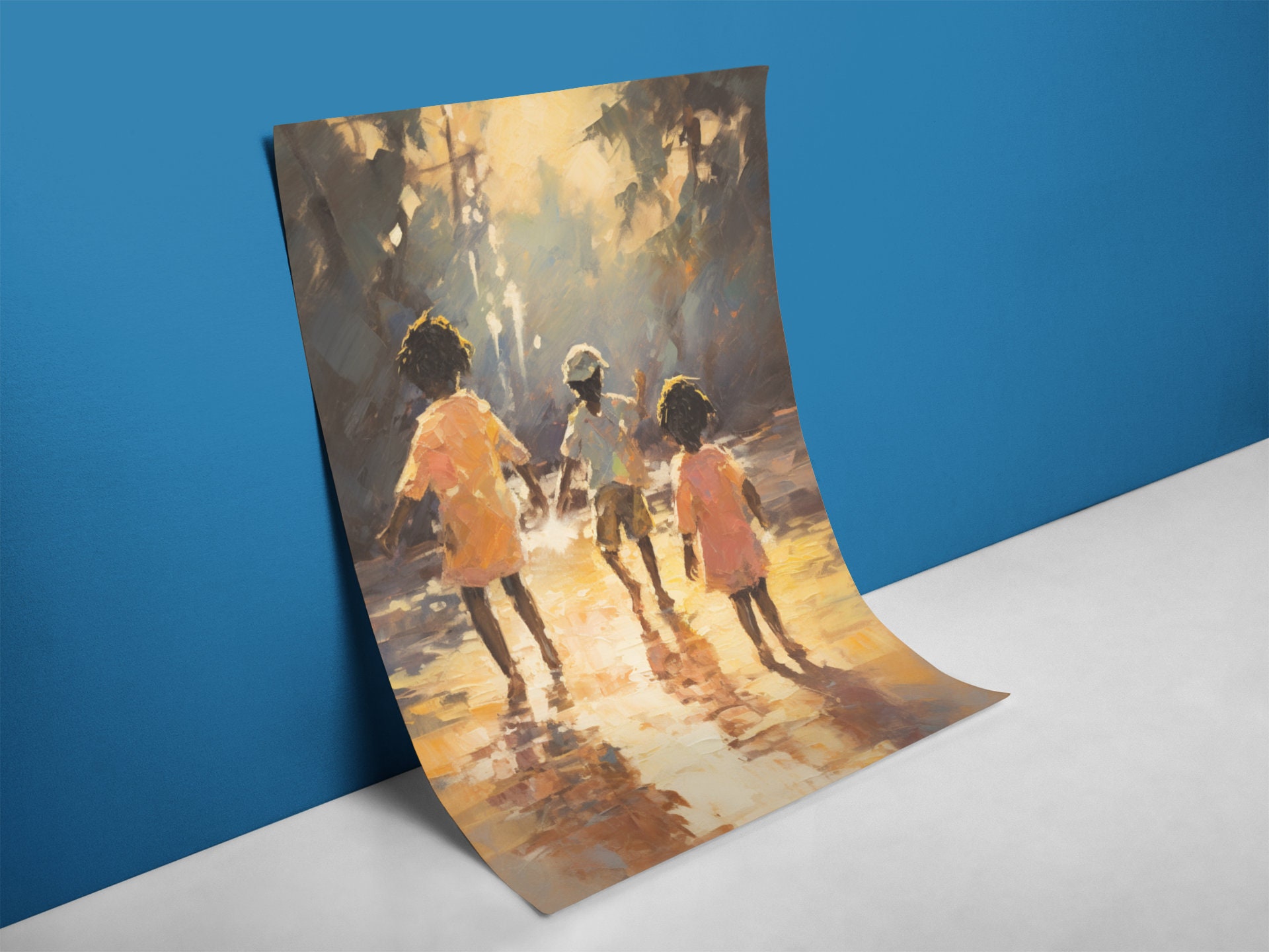 Original African American Black Art Digital Download Four Images for ...