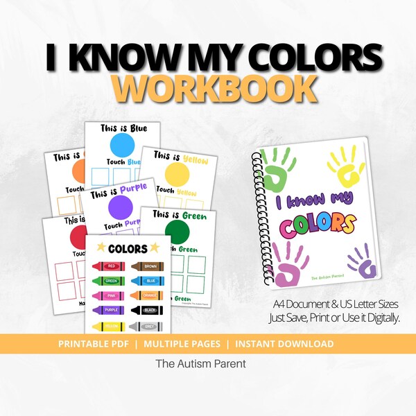 Preschool Colors - Etsy