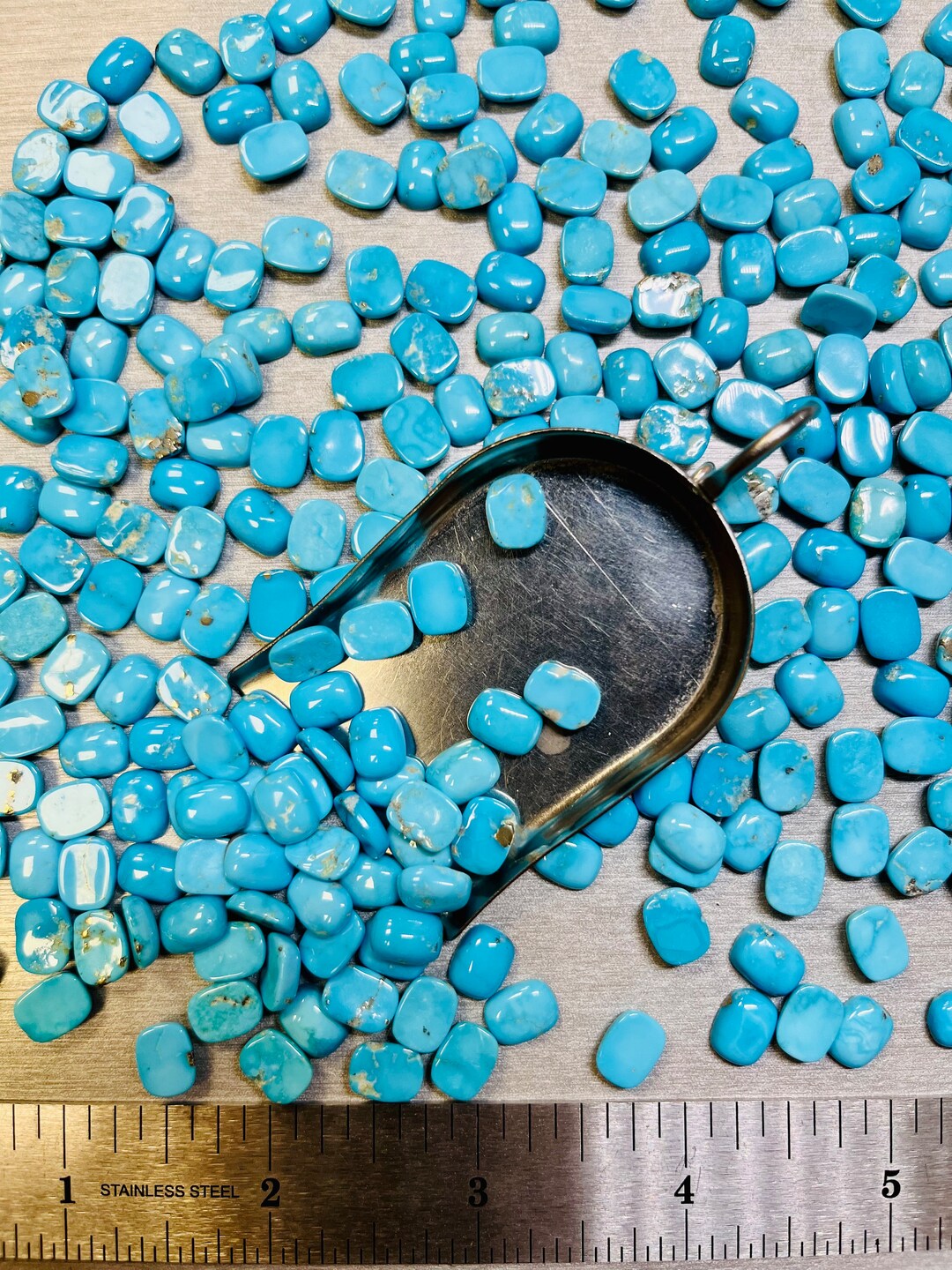 Turquoise Square 7x9mm 7mm X 9mm Rectangel Real Kingman Turquoise ...