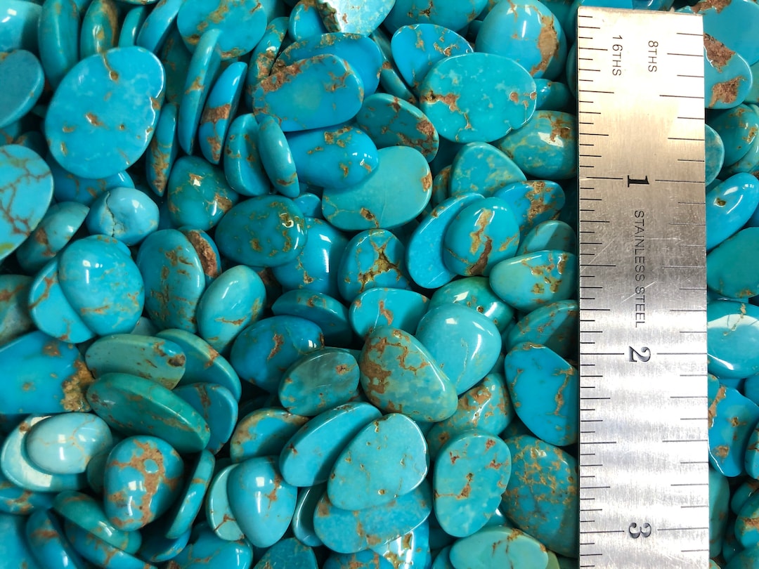 Gold Matrix Canyon Real Turquoise Freeform - USA Mined & Stabilized ...