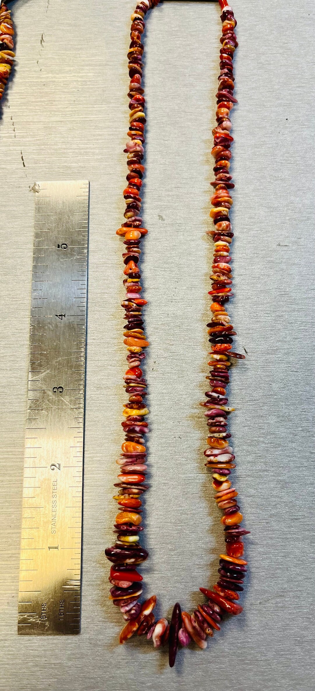 Real Spiny Oyster Shell Funky Chips Beads Freeform Strands 18 ...