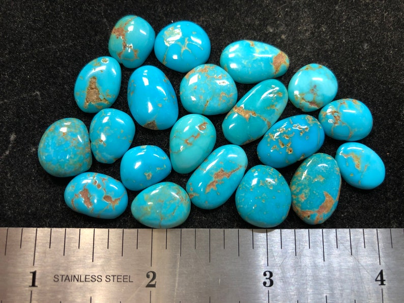 Gold Matrix Canyon Real Turquoise Freeform - USA Mined & Stabilized ...