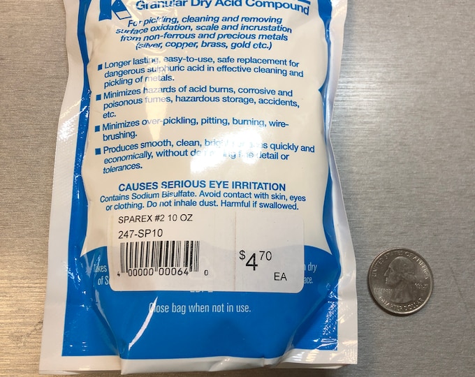 Sparex #2 Pickling Compound 10oz Bagged in 10 Oz Bags. - Etsy