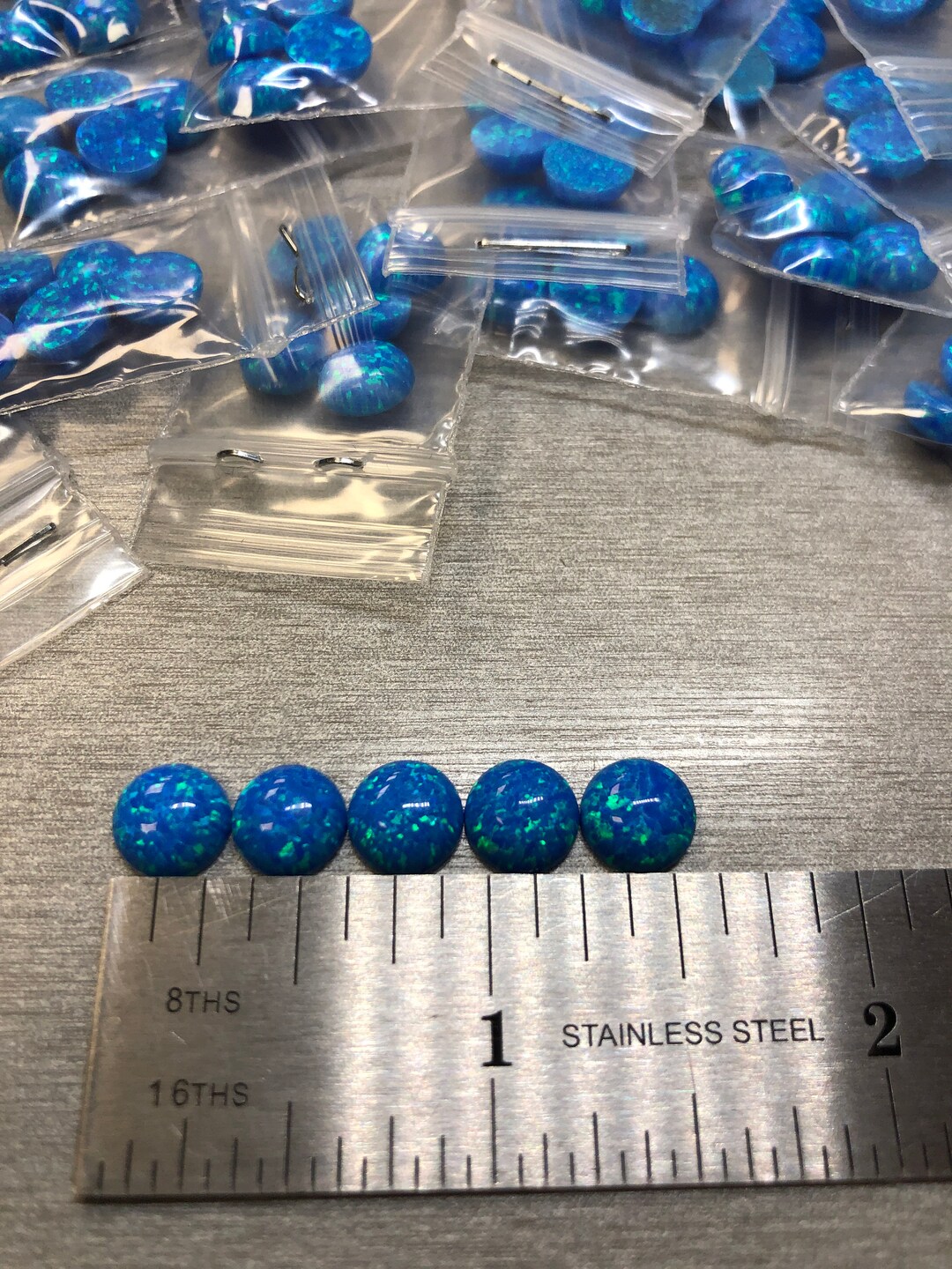Synthetic Imitation 8mm Round Opal From Kyocera 5A Pacific Blue "name ...