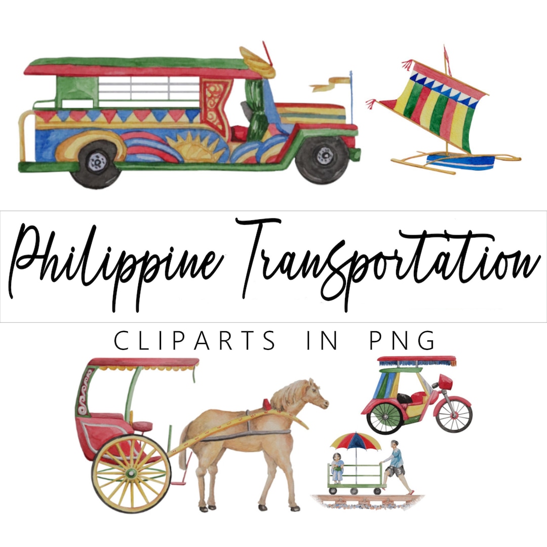 Filipino Transportation in the Philippines Cliparts, PNG, 300ppi ...