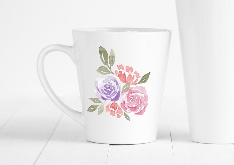 18 Watercolor Floral Clip Art, PNG, 300 Ppi, Instant Download - Etsy