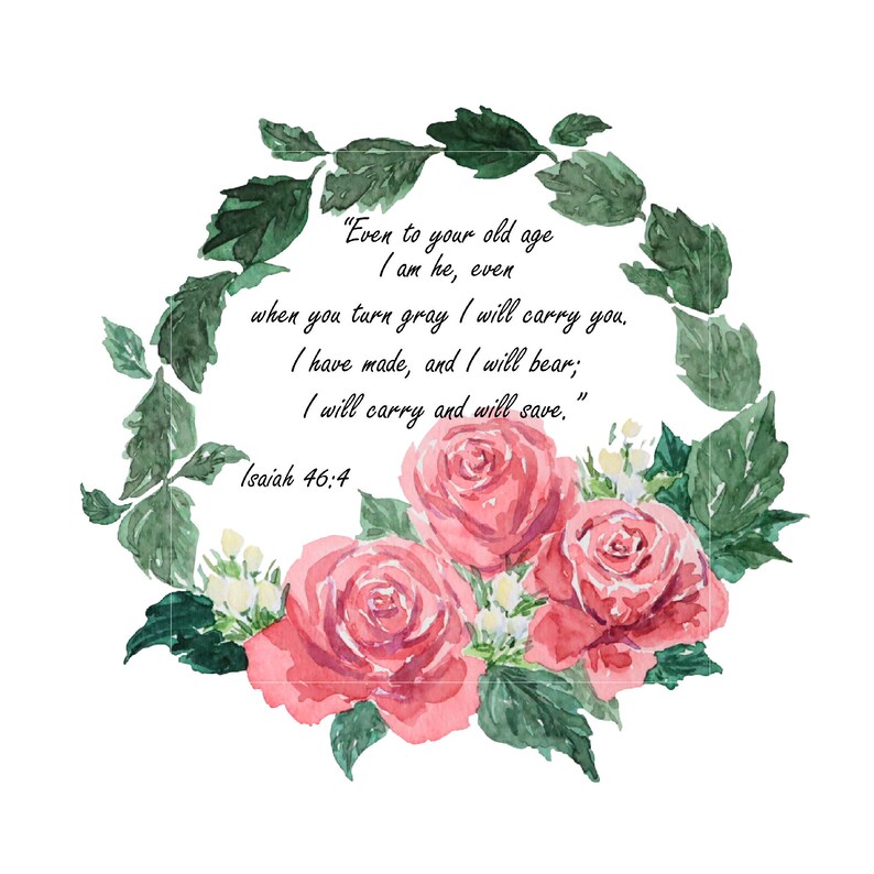 Wreath Bible Verses for Grandparents Day - Etsy