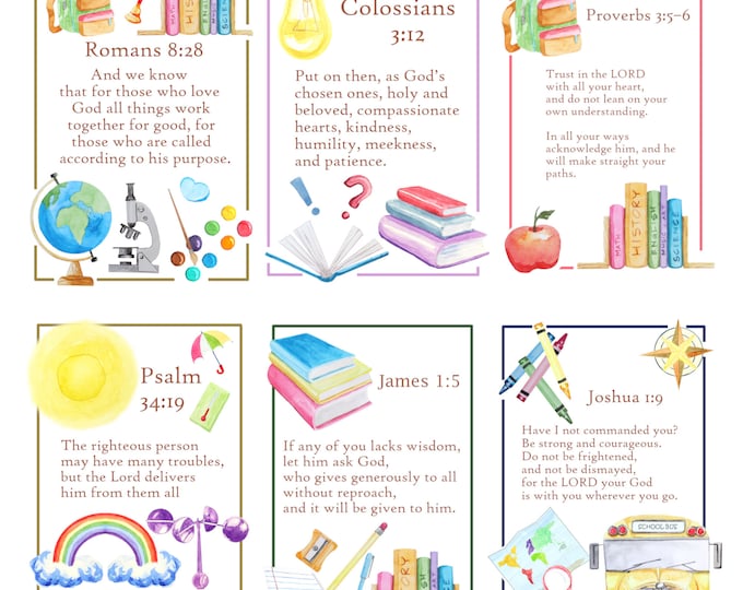 Pencil Prayer Card, Back to School Gift, Sunday School Printable ...