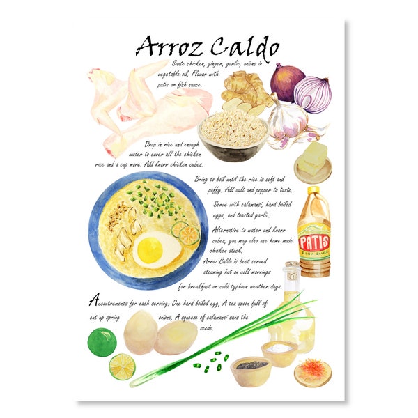 Recipe Illustration - Etsy