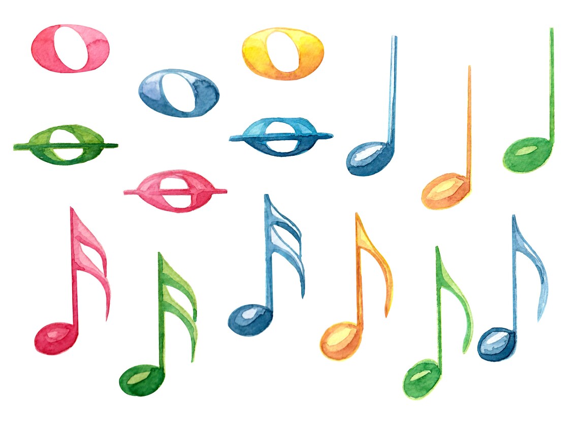 Musical Clip Art Bundle in PNG Format - Etsy