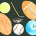 Sports Clip Art Elements in PNG Format, PE, Intramurals, Sports ...