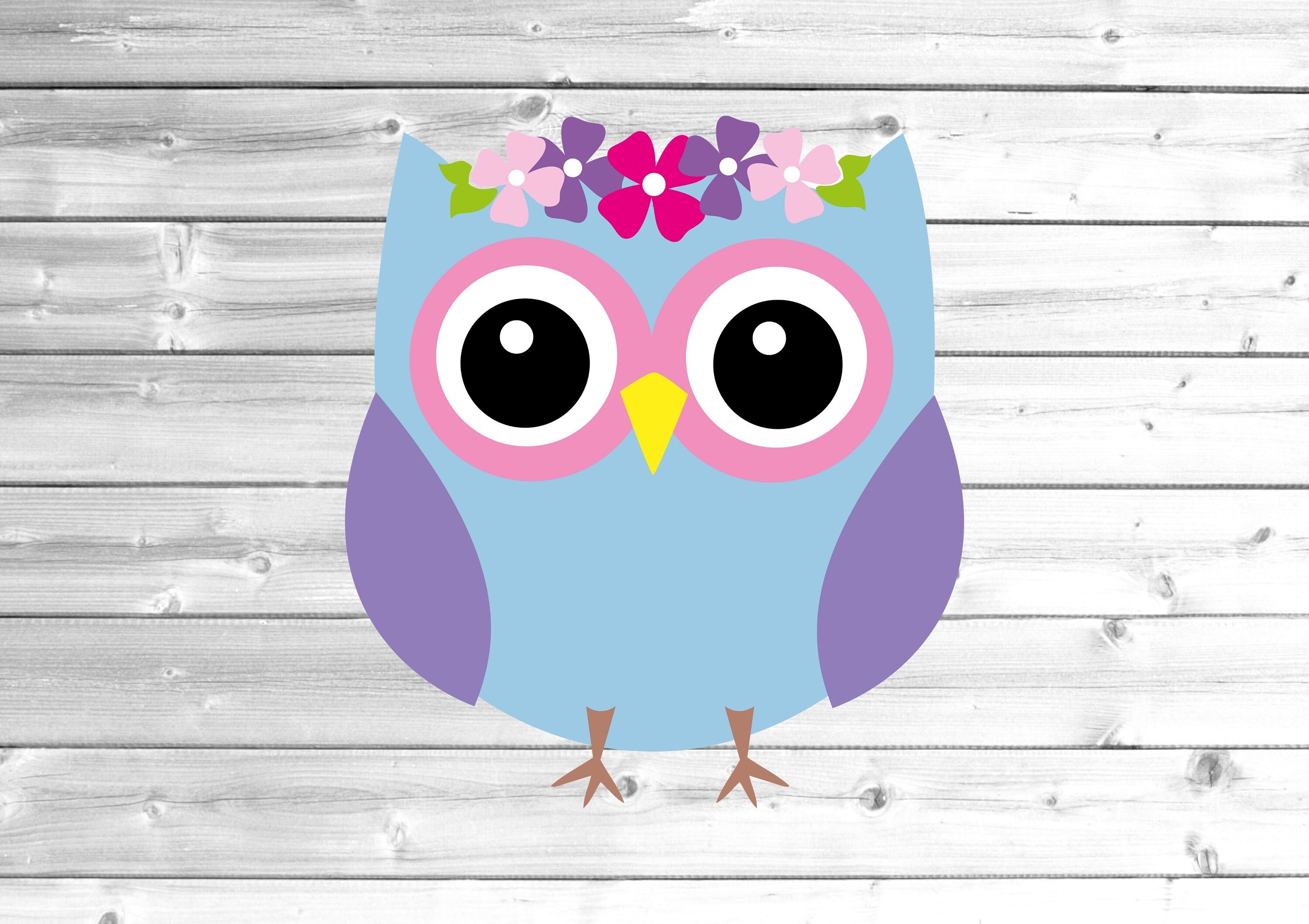 Búho lindo Svg, búho adorable SVG, vector de búho, búho clipart ...