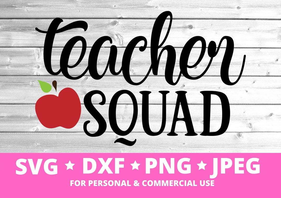 Teacher Squad Svg, Online School Svg, Back to School Svg, Virtual ...