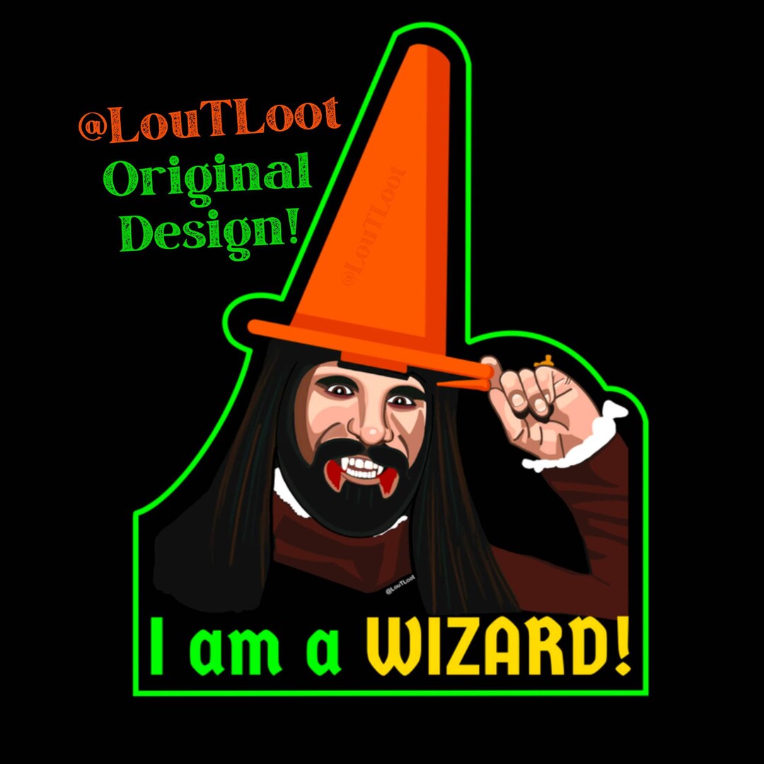 Nandor wizard Sticker Wwdits Sticker, Nandor Sticker, Vampire Sticker ...