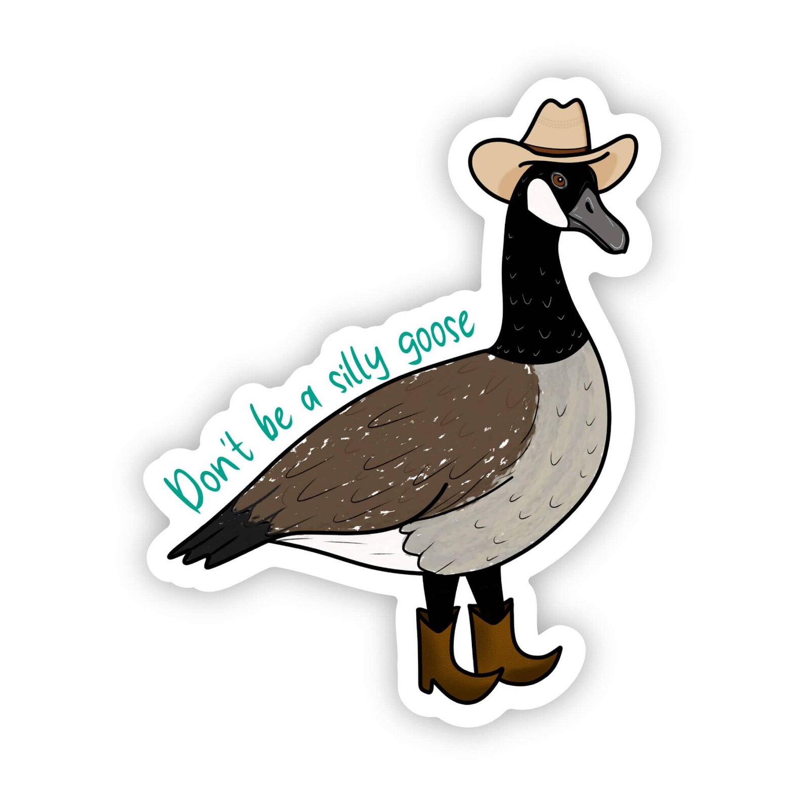 Don't Be a Silly Goose Sticker OR Magnet Canada Goose - Etsy