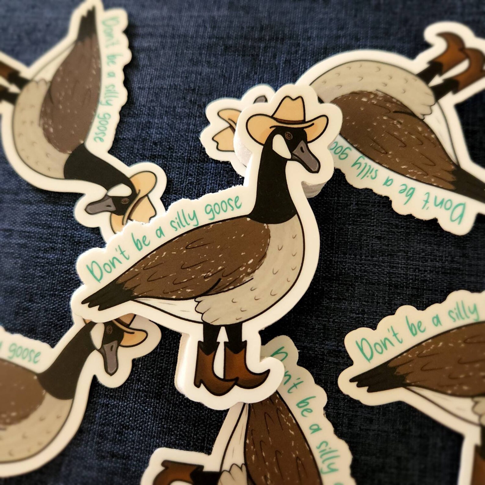 Don't Be a Silly Goose Sticker OR Magnet Canada Goose - Etsy
