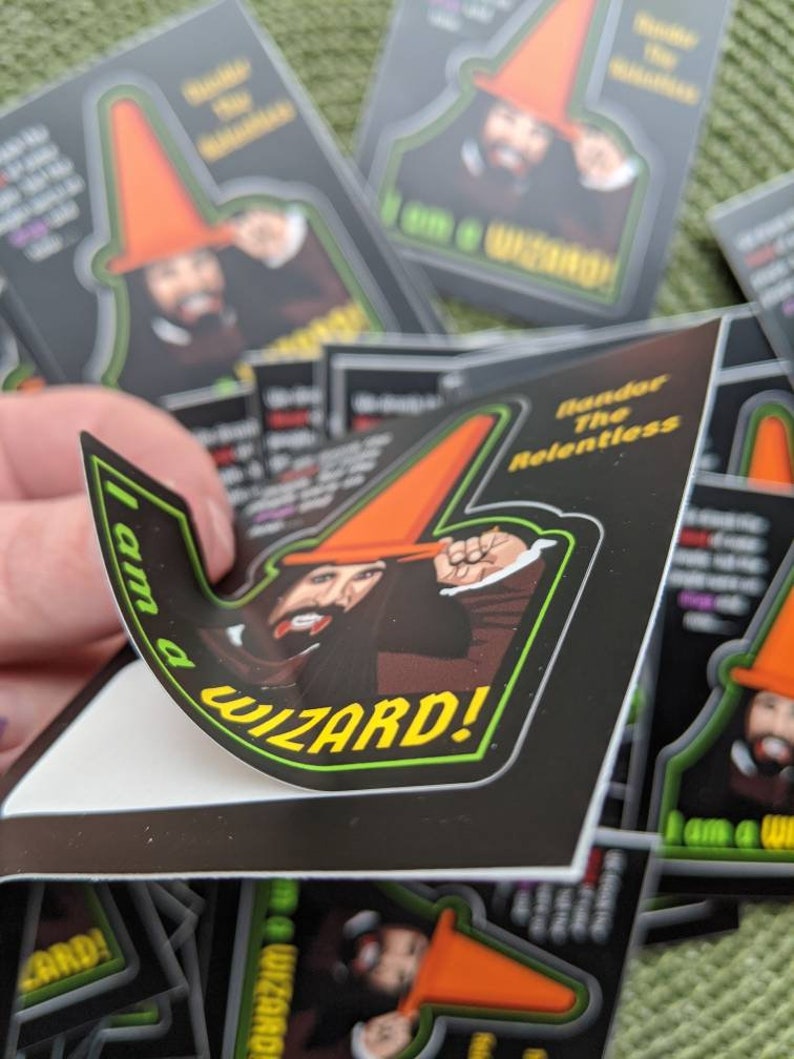 Nandor wizard Sticker Wwdits Sticker Nandor - Etsy