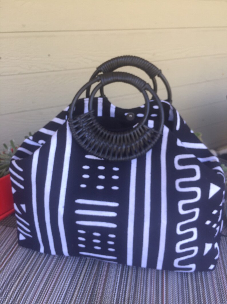 Handmade Mud Cloth Tote - Etsy