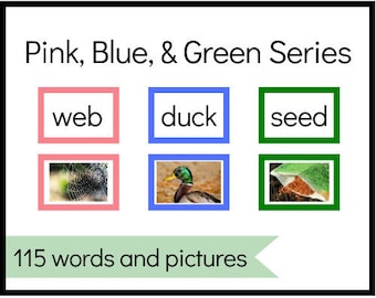 Montessori Pink Series Cards - Etsy