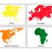 WORLD, Around the World, Montessori Three Part Cards, Safari Ltd TOOBS ...