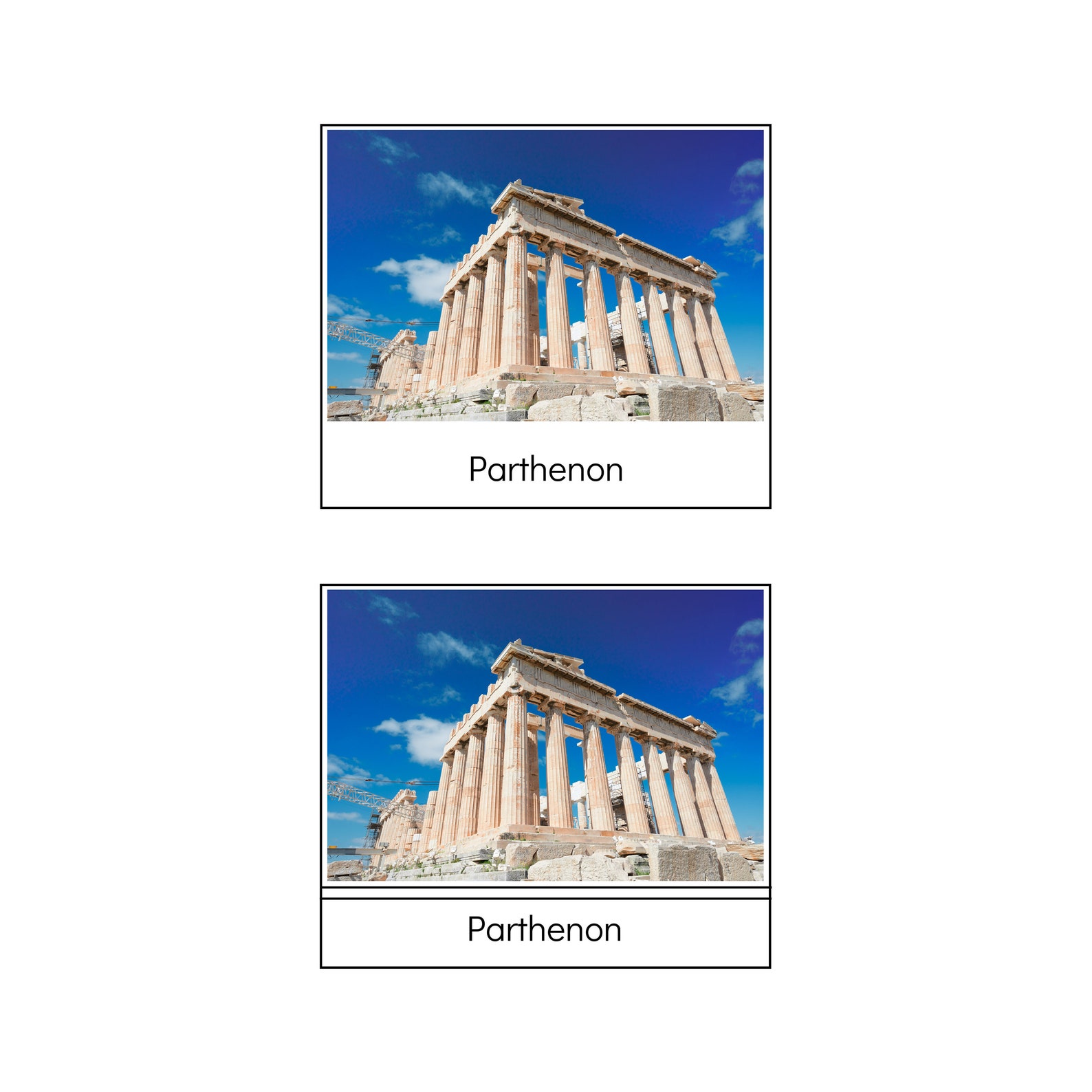 WORLD, Around the World, Montessori Three Part Cards, Safari Ltd TOOBS ...