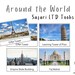 WORLD, Around the World, Montessori Three Part Cards, Safari Ltd TOOBS ...