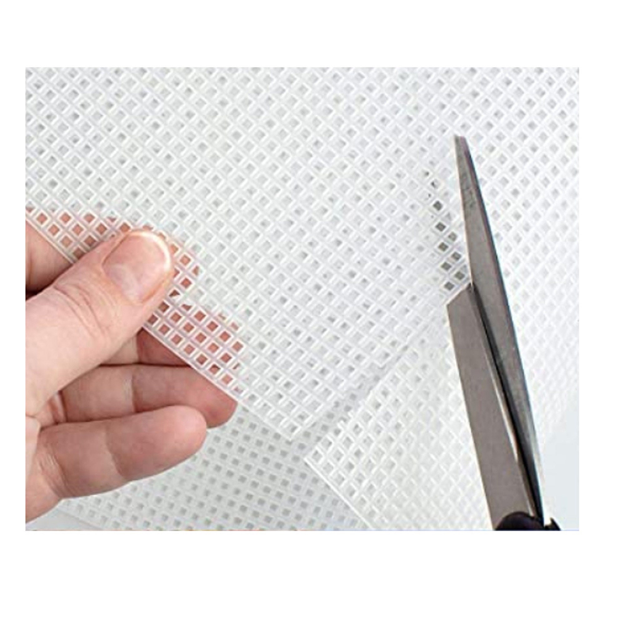 Net for Making Bags, Clear Mesh Sheet Embroidery Knitting, Easy to Cut ...