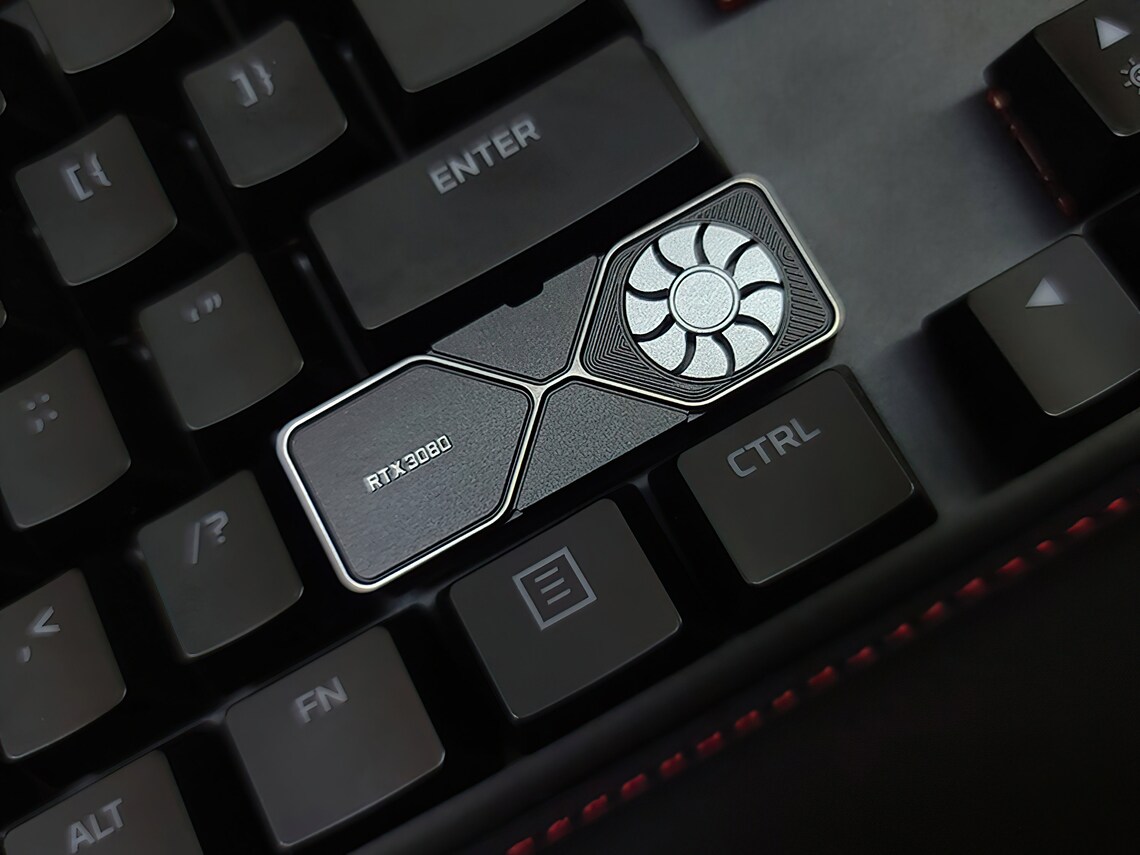 RTX3080 GPU Right Shift 2.75U Keycap Spinning Top Keycap | Etsy