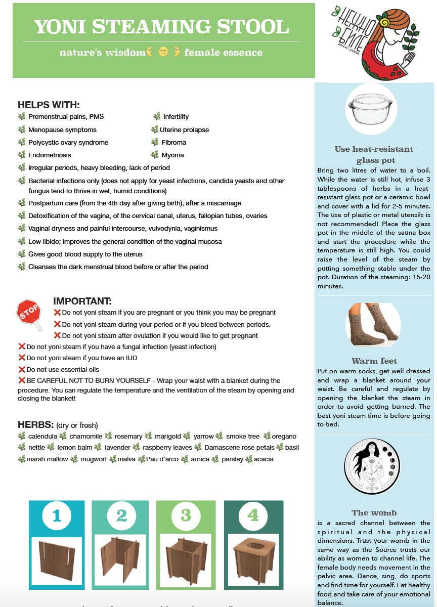 Yoni Steaming Box Yoni Steam Sauna Vaginal Steaming Box V Steam Stool ...