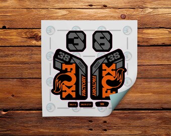 Fox 38 Factory Decals - Etsy