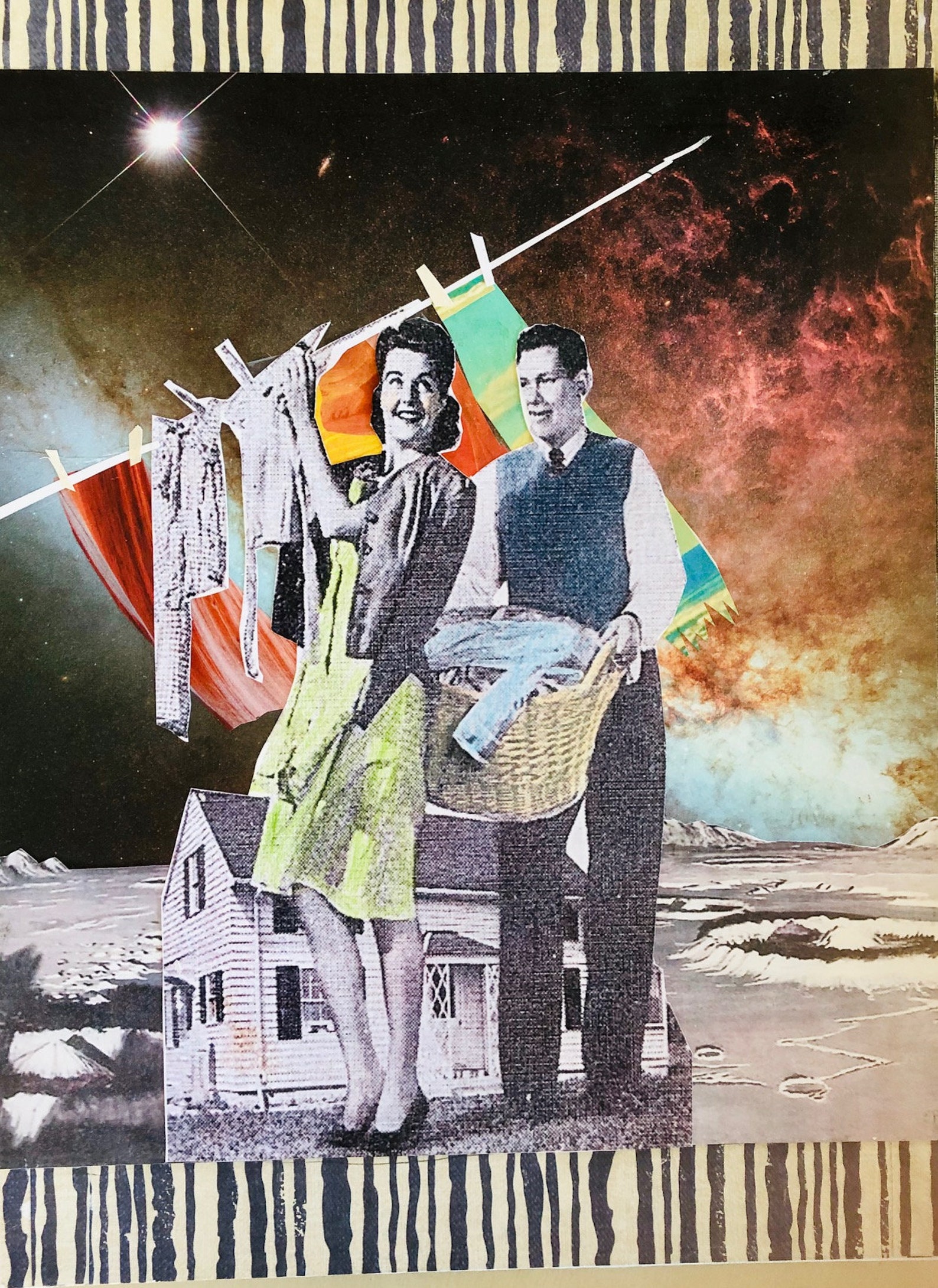 Laundry Day in Outer Space - Etsy