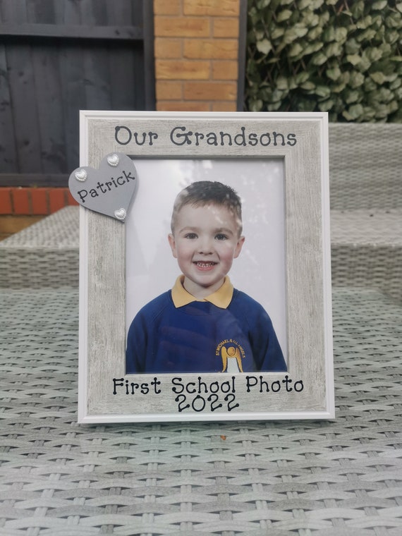 Personalised First Day of School Photo Frame / Picture Frame. - Etsy UK