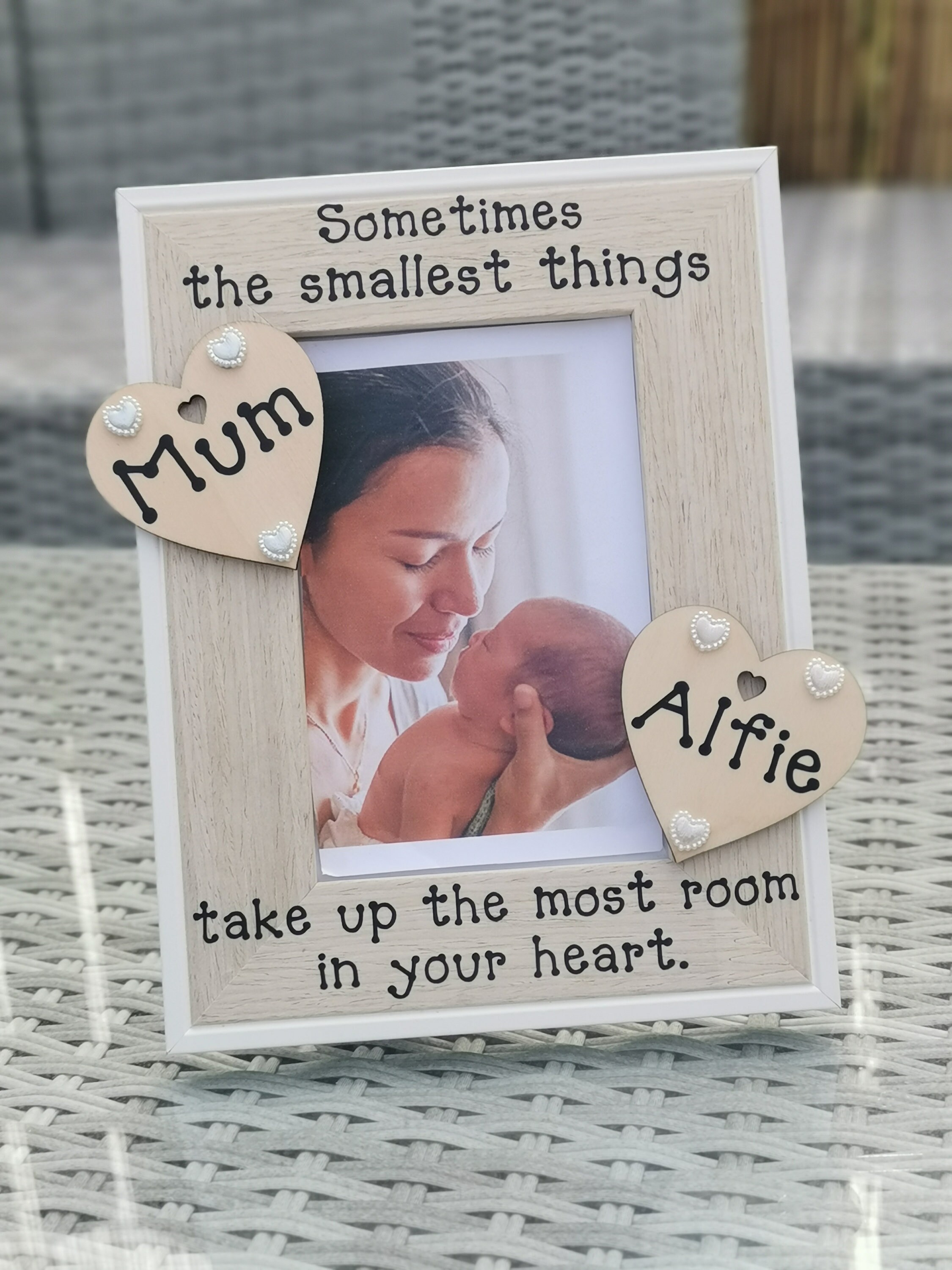 Personalised Mum and Daughter / Son Photo Frame / Picture - Etsy UK