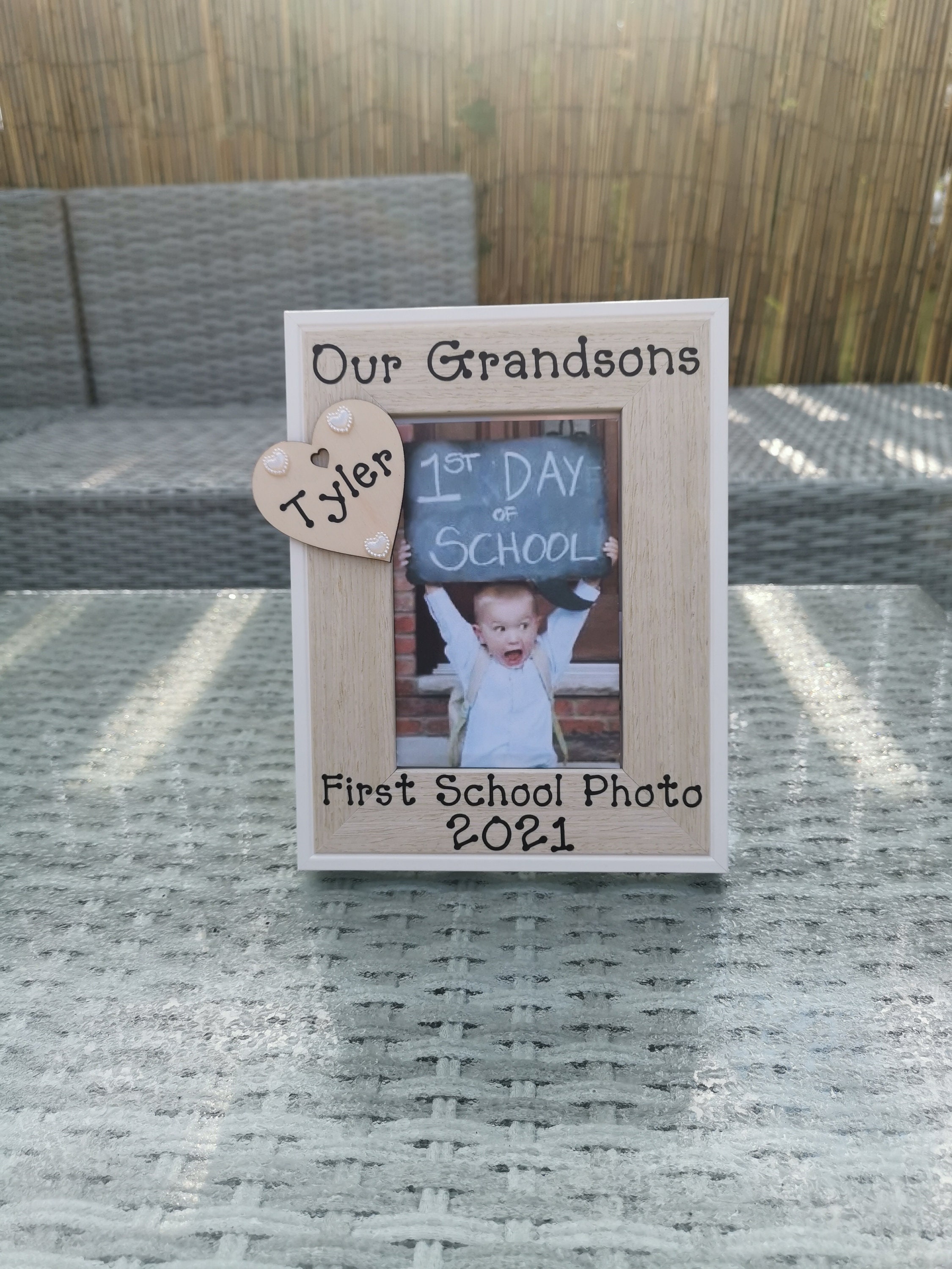 Personalised First Day of School Photo Frame / Picture Frame. - Etsy