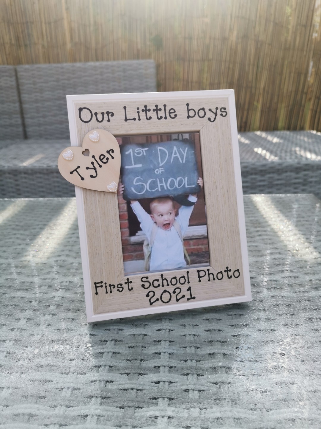 Personalised First Day of School Photo Frame / Picture Frame. - Etsy