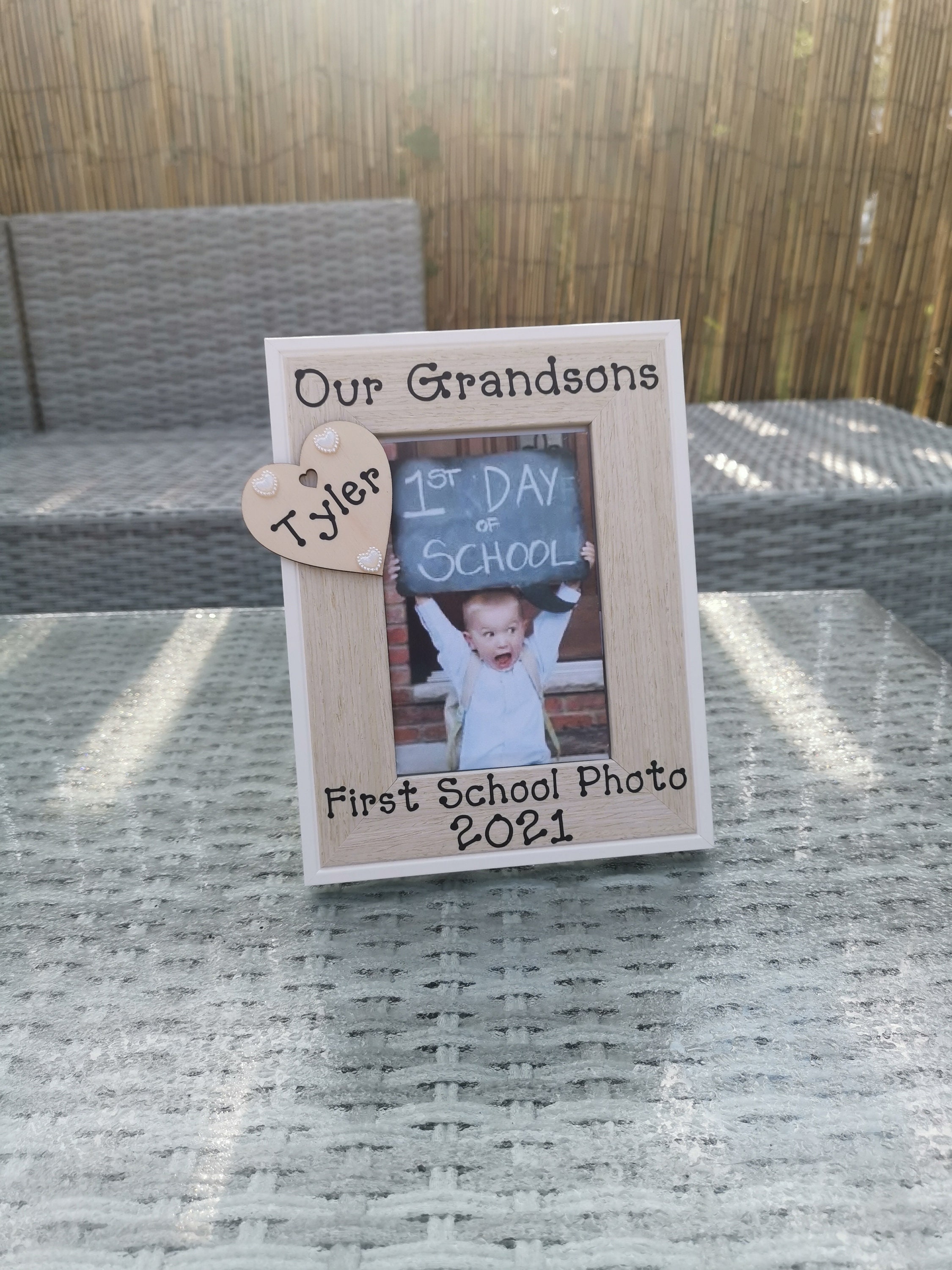 Personalised First Day of School Photo Frame / Picture Frame. - Etsy