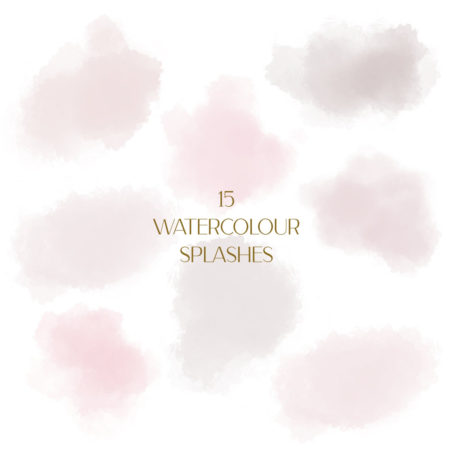 Blush Watercolour Splashes PNG Clipart, Watercolour Wash, Splash and ...
