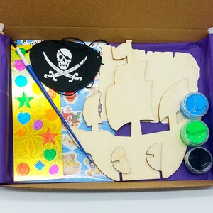 Kids Pirate Craft Kit, Letter Box Birthday Gift or an Eco Friendly ...