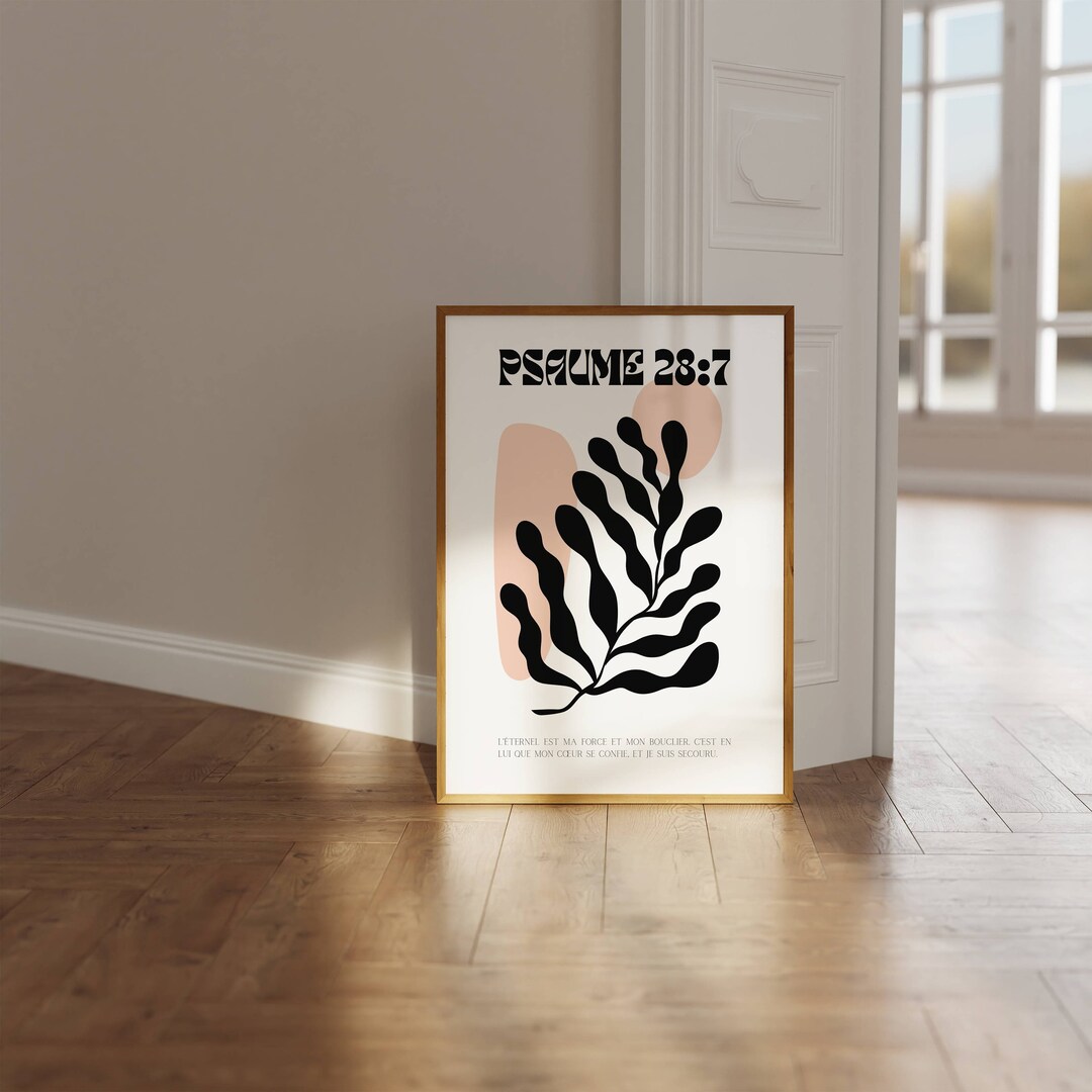 Psalm 28, Christian Poster, Printable Christian Decoration, Biblical ...