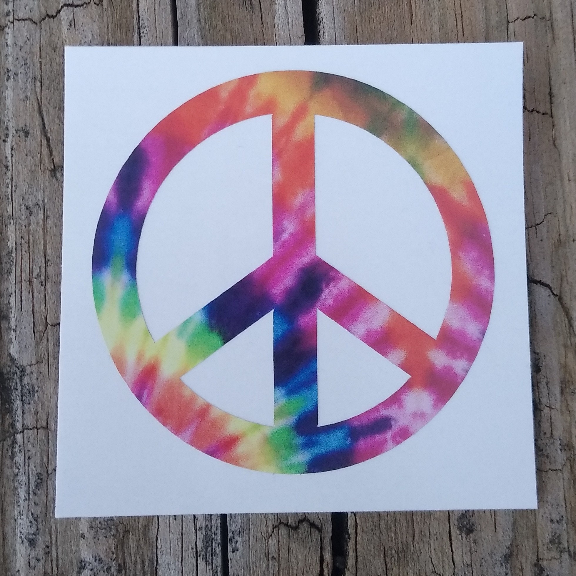 Tie Dye Decal - Etsy