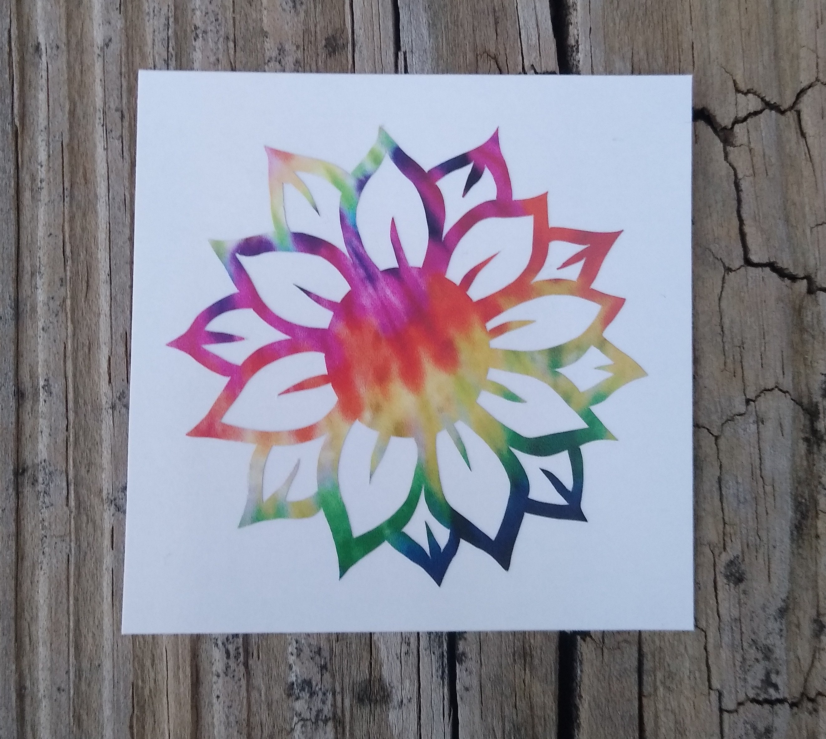 Tie Dye Decal - Etsy