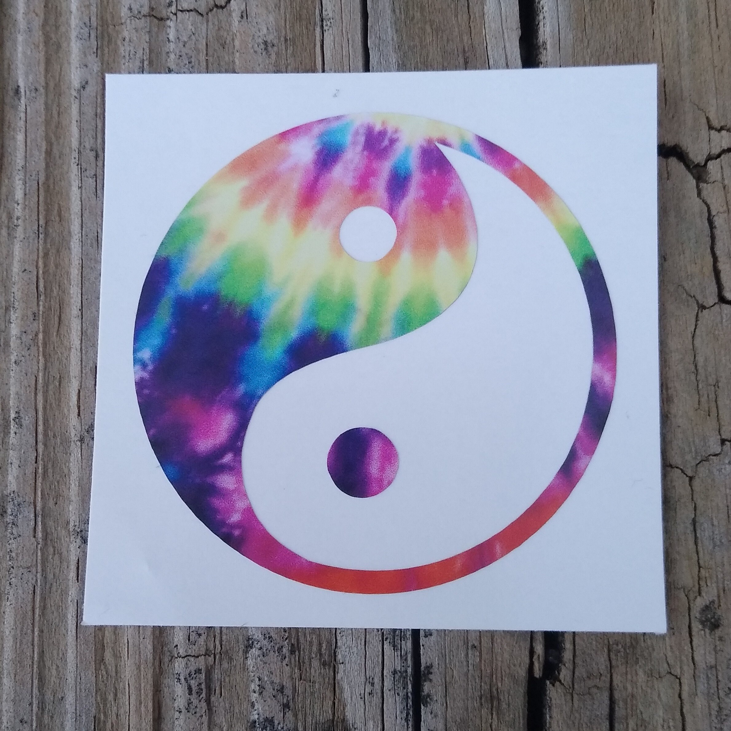 Tie Dye Decal - Etsy